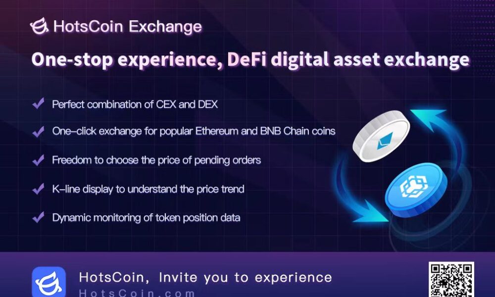 HotsCoin Exchange: Revolutionary DeFi trading features officially ...